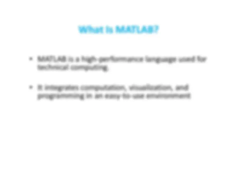 Introduction to MATLAB for Engineers: Georgia Southern University ENGR ...