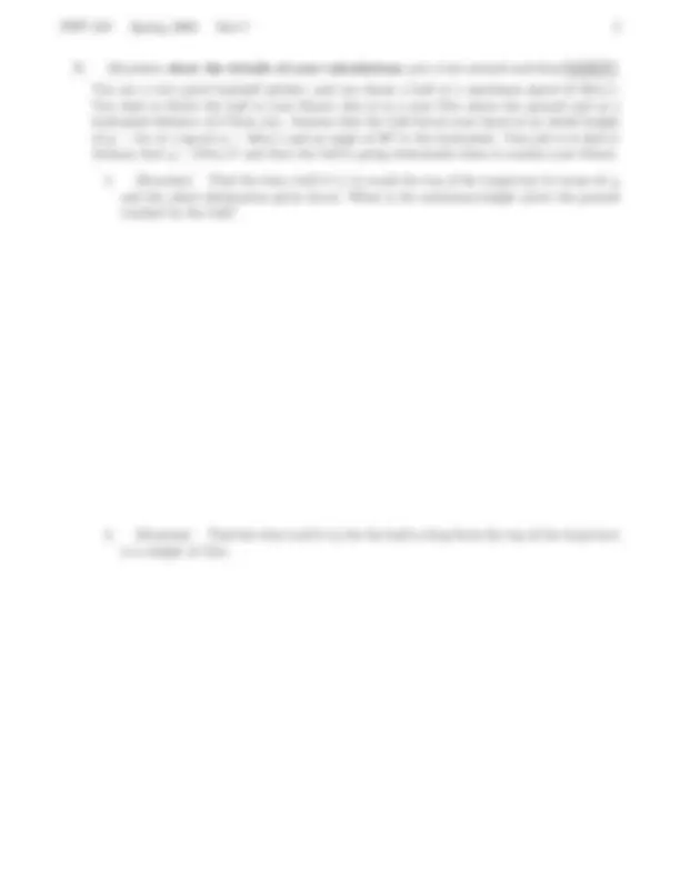 Mid Term 1 for General University Physics | PHY 231 | Exams Physics ...