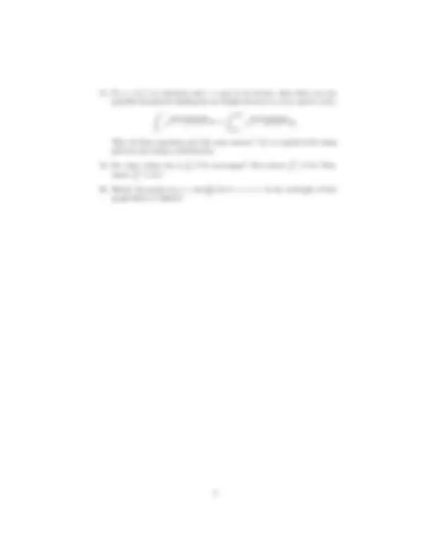 Math 1B Unsolved Problems | Calculus | MATH 1B | Assignments Calculus | Docsity