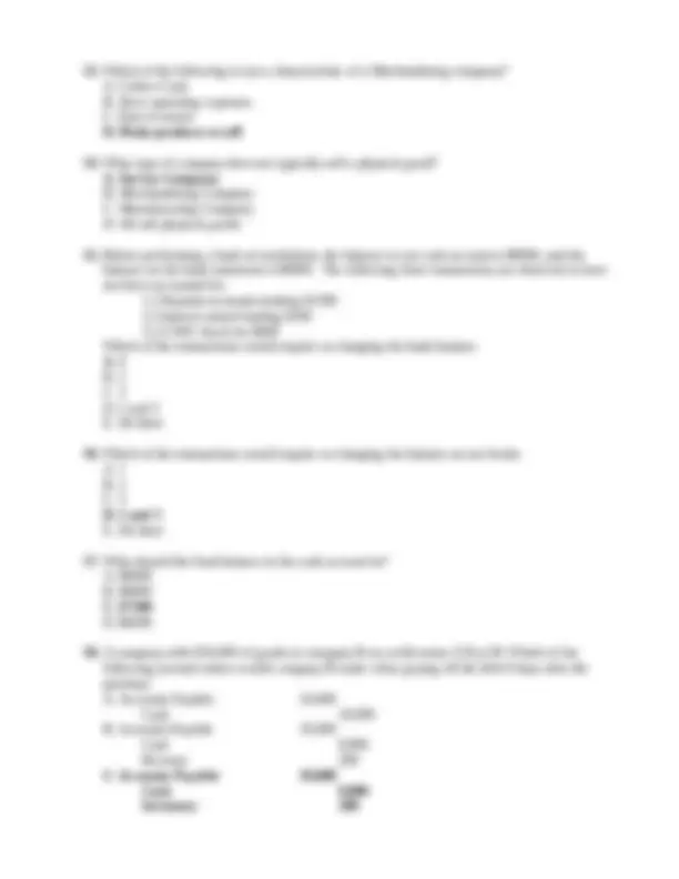 Practice Test 2 with Answers | Principles of Accounting I | ACCT 201 ...