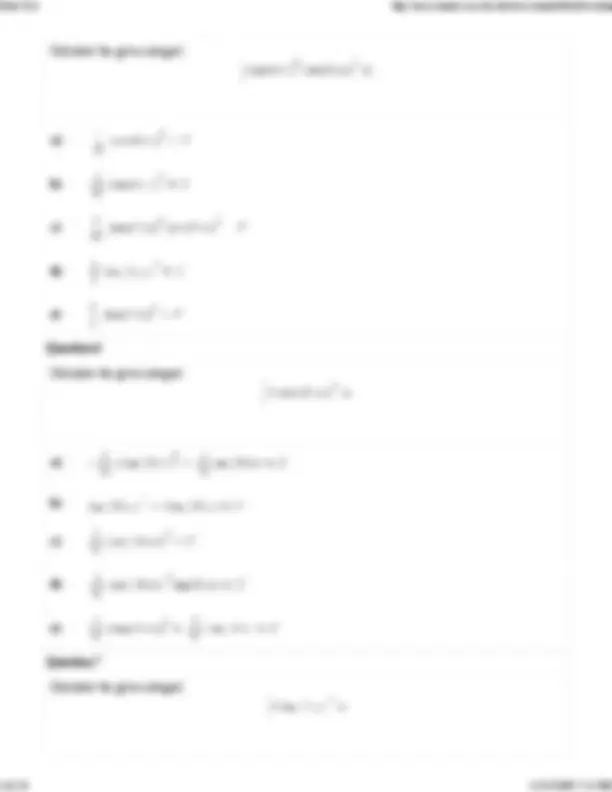 Quiz 5: Integral Calculation - Prof. Pamela Balthazar | Quizzes ...