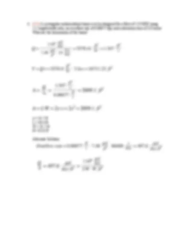 4 Solved Questions on Water and Wastewater Treatment - Homework 3 | ENV ...