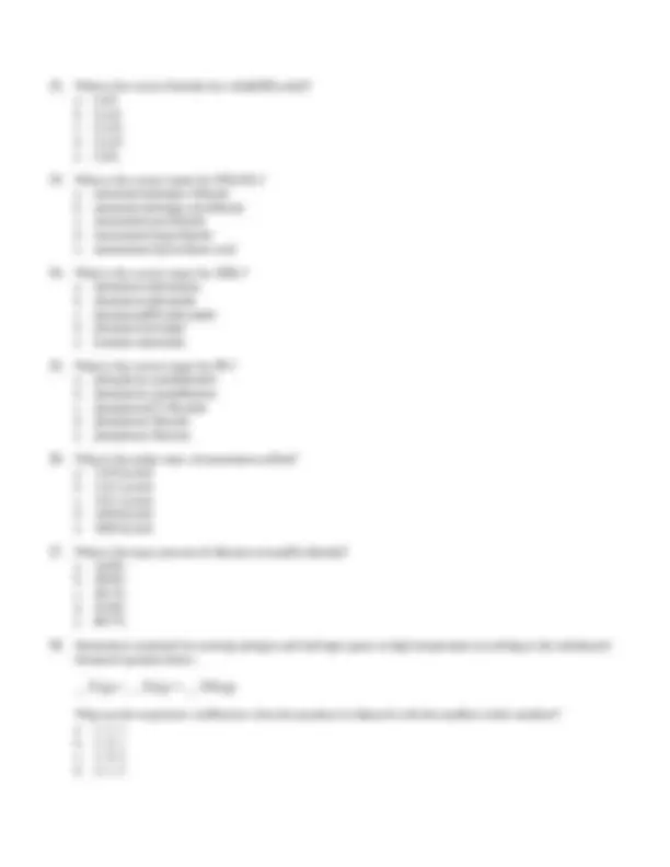 Practice Problems for Exam 1 - Chemistry Fundamentals I | CHM 2045 ...