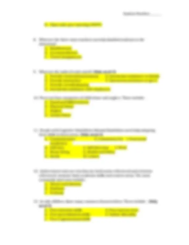 Final Examination Answer - Exceptional Learners Regular Classroom | SPED 226 | Exams School ...