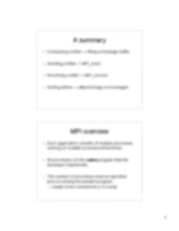 Introduction to MPL - Lecture Slides | CSE 40833 | Study notes Computer ...