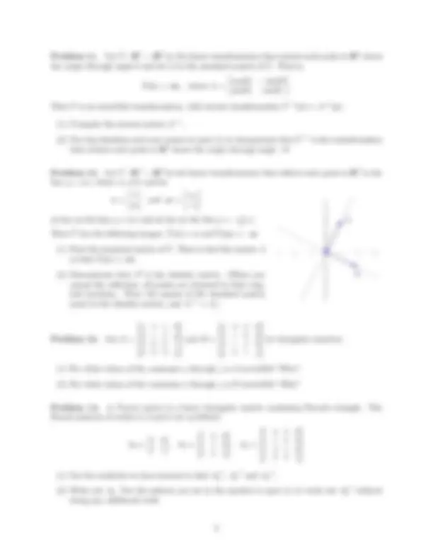 MT210 Assignment 4: Linear Algebra Problems - Prof. Jenny A. Baglivo | Assignments Linear ...