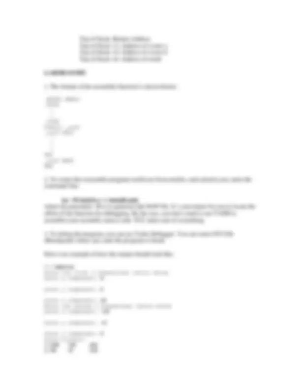 Interfacing Assembly Language with Language - Lab 7 | ECE 4270 | Lab Reports Computer ...