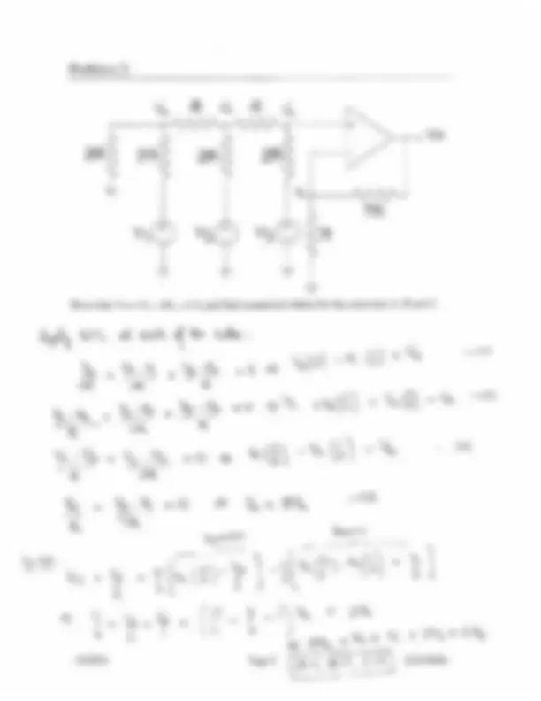Quiz II with Solutions for Introduction to Electronic Digital Circuits | ECE 53 | Docsity