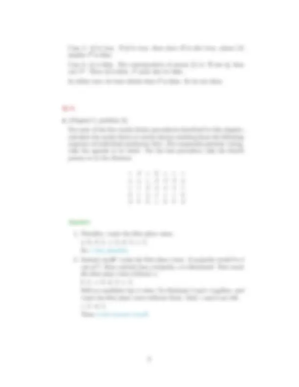 Logic and Voting Systems: Problem Set Solutions | Assignments Mathematics | Docsity