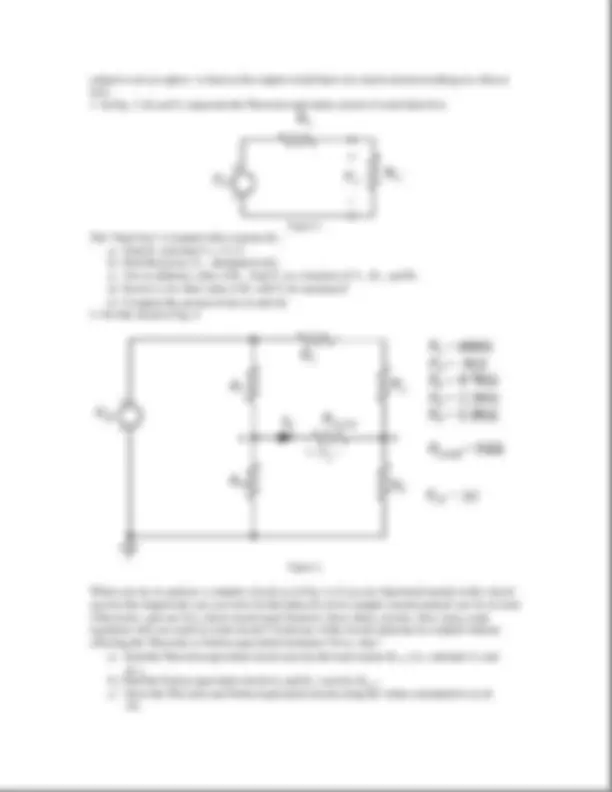 Thevenin and Norton Equivalent Circuits - Lab Assignment 2 | ECE 53 | Lab Reports Electrical and ...