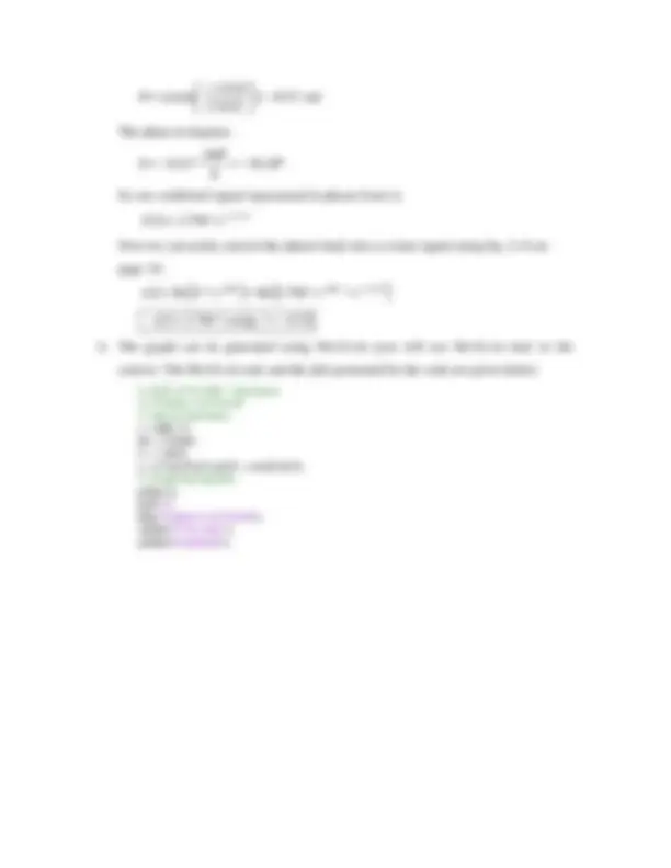 4 Solved Problems on Digital Signals and Filtering - Assignment 1 | ECE 2713 | Assignments ...