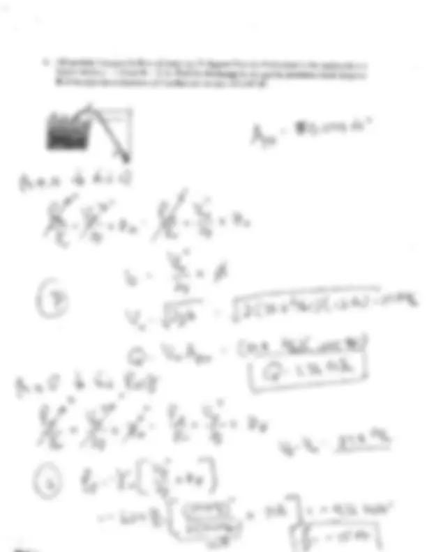 Exam 2 Questions with Solutions - Fluid Mechanics | CE 2200 | Exams ...