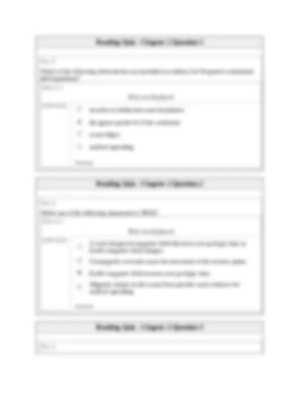 Geology Homework Quiz - Chapter 1 and 2 - Prof. G. Hesp | Study notes ...