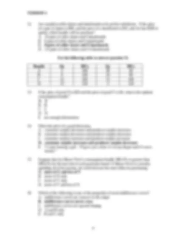 Microeconomics Exam: Consumer Theory and Market Structures - Prof ...