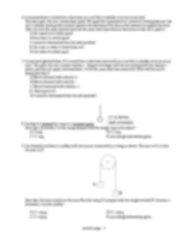 Physics-Mechanics - Final Exam, Winter 2011 | PHYS 2A | Exams Physics | Docsity