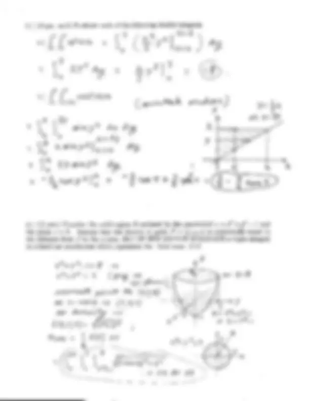 Exam 1 Answer Key | Vector Analysis 2010 | MAT 021D | Exams Vector Analysis | Docsity