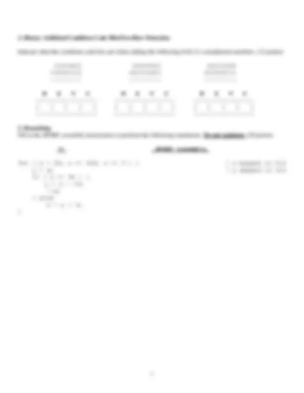 Computer Organization and Systems Programming - Past Midterm Exam | CSE 30 | Exams Computer ...
