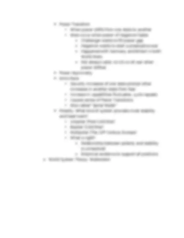 Global Security and Stability - Review Sheet | INTL 1100 | Study notes ...