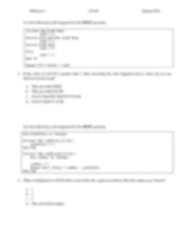 VBA Macro Code and Associated Questions - Prof. Steven T. Lauterburg | Exams Computer Science ...