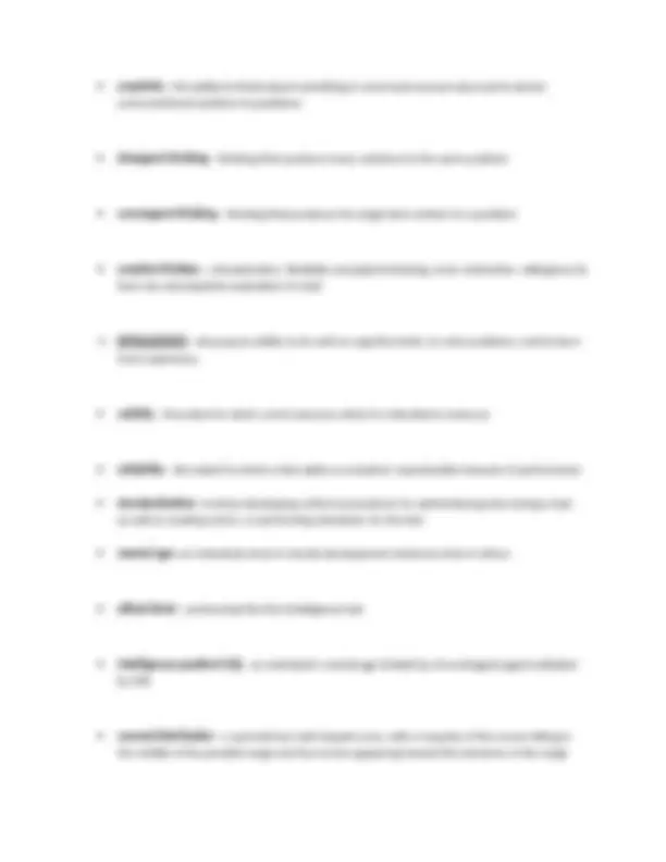 Cognition, Thinking, Intelligence, and Language: An Overview - Prof. S ...