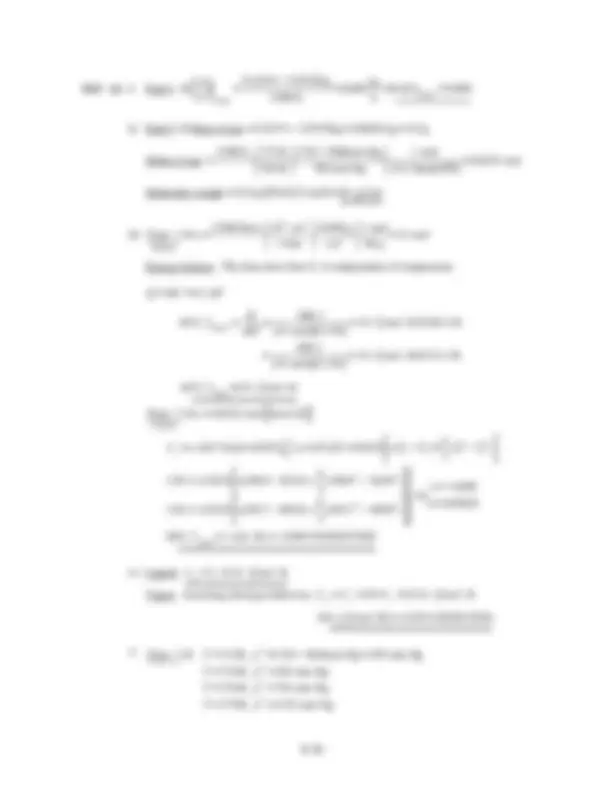 Solved Practice Problems - Mass and Energy Balances | CHE 2114 | Study ...