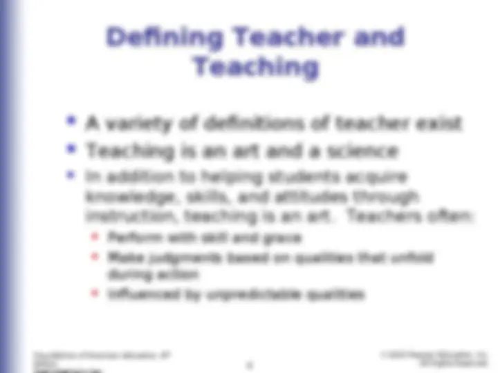 Foundations of American Education: Understanding the Teaching ...