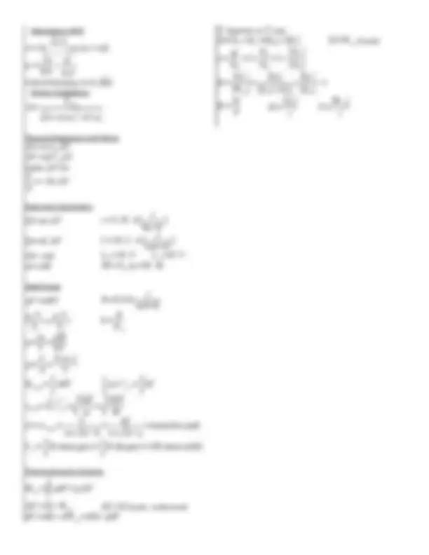 Final Exam Formula Sheet for Foundations of Physics I | PHYS 2305 ...