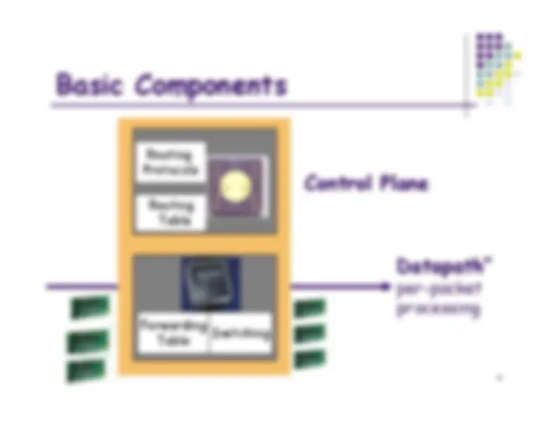 Routers-Computer Networks-Lecture 03 Slides-Computer Science | Slides Computer Networks | Docsity