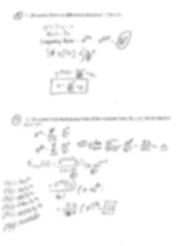 6 Problems on Calculus II with Solution - Exam | MATH 1502 | Exams ...