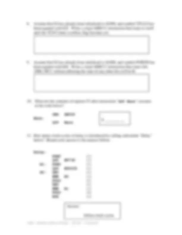 Midterm Exam | Microprocessor Based Design | ECE 367 | Exams Microprocessors | Docsity