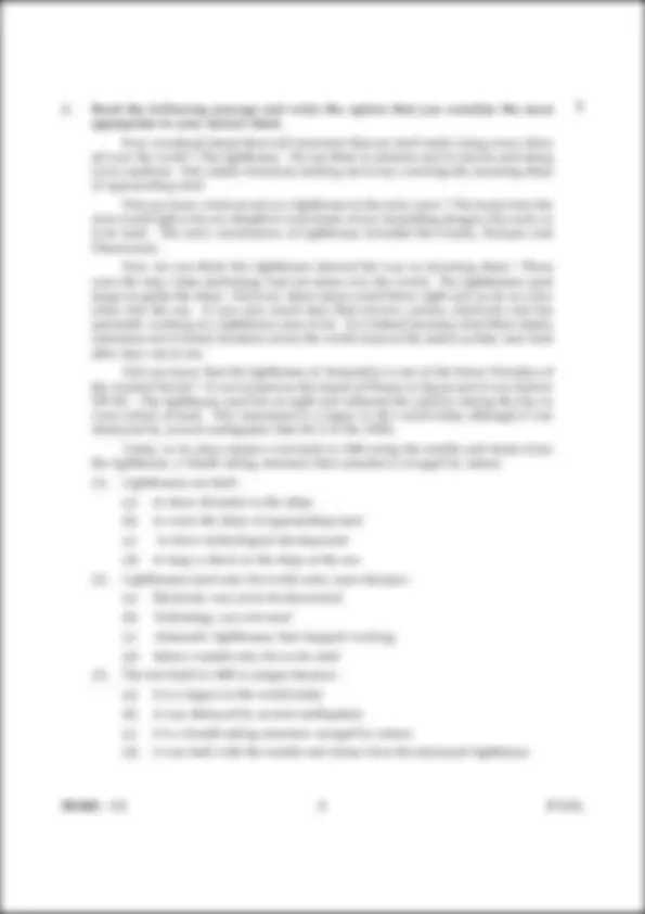 English-Language and Literature - Class IX 2011 - Exam - Set 9 | Exams ...