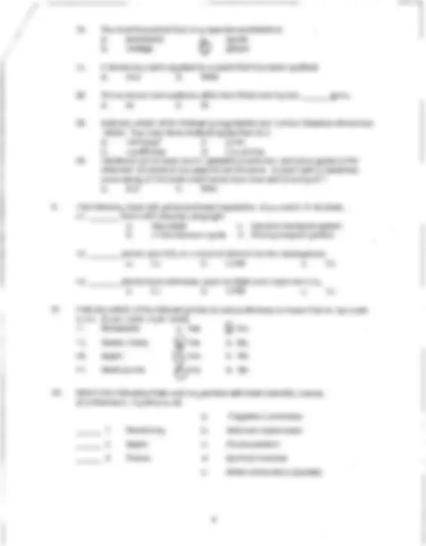 Solved Final Exam - Horticultural Science | HORT 100 | Exams Gardening and Horticulture | Docsity