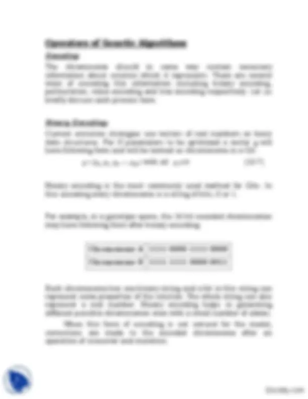 Genetic Algorithms: Principles, Properties, and Encoding Techniques ...
