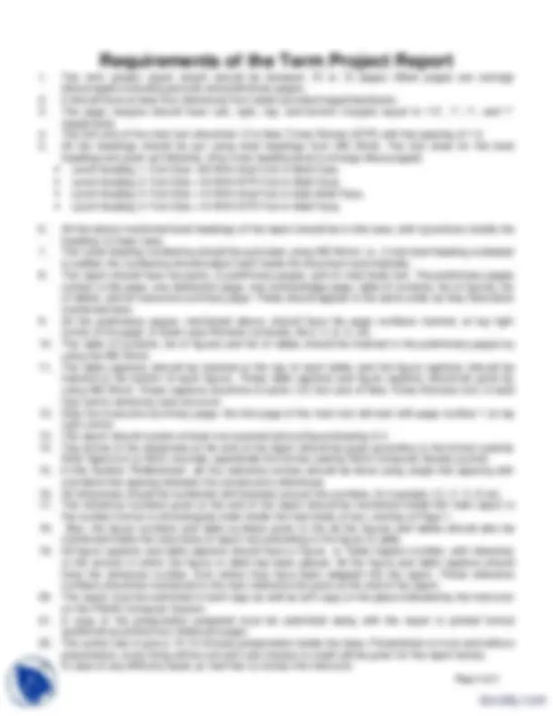 Term Project Topics-Communication Skills-Handout | Exercises Communication and Presentation ...