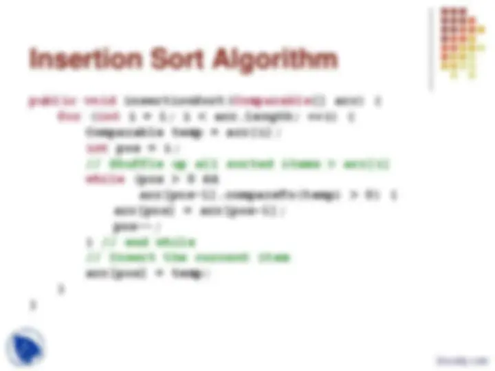 Insertion Sort-Sorting Algorithm Design and Analysis-Lecture Slides | Slides Design and Analysis ...