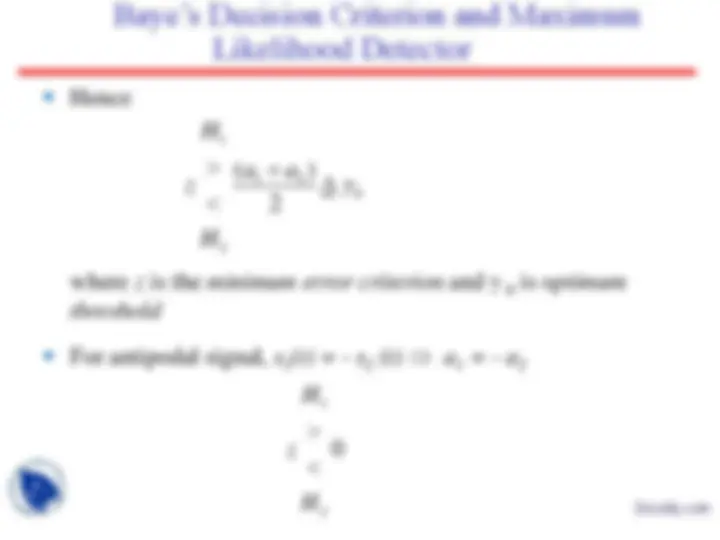 Error Detection and Signal Space-Digital Communication-Lecture Slides ...