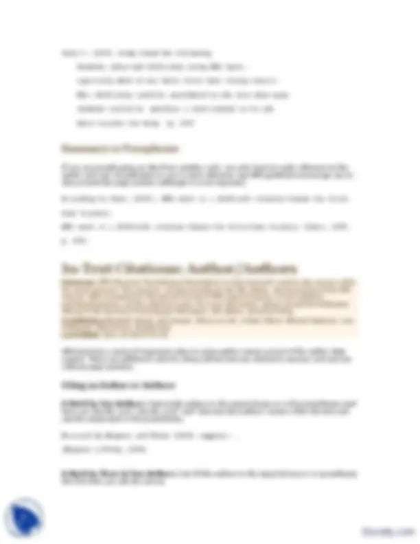 APA Intext Citations and References-Business Communication-Lecture Handout | Exercises Effective ...