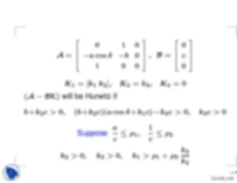 Integral Control-Control of Non Linear Systems-Lecture Slides | Slides ...