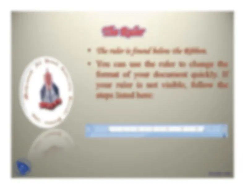 Introduction Part 1-MS Word-Lecture Slides | Slides Microsoft Word Skills | Docsity