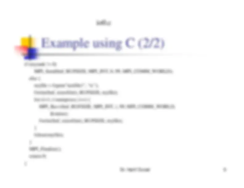 Parallel IO using MPI IO-Message Passing Interface Library-Lecture Slides | Slides ...