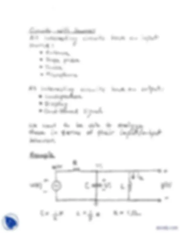Euler's Formula-Signal and Systems-Lecture Handout | Exercises Signals and Systems Theory | Docsity