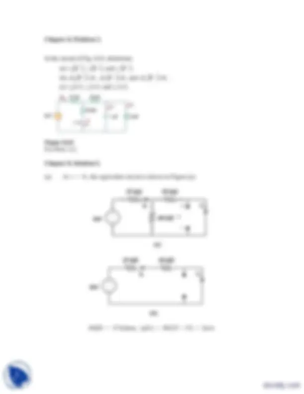 Chapter 08-Electrical Circuit Analysis-Problem Solutions | Exercises Electrical Circuit Analysis ...