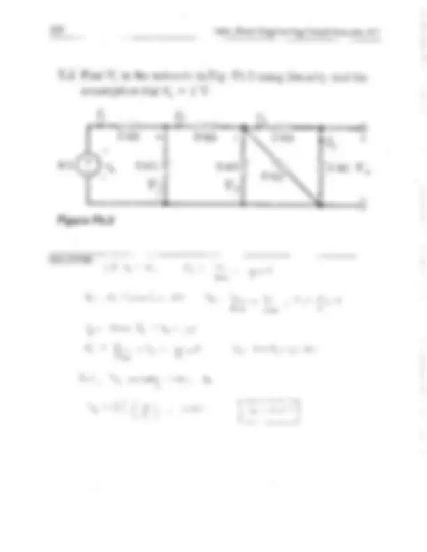 Additional Analysis Techniques: Problems with Solution | Exercises Electronic Circuits Design ...