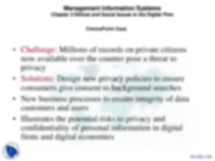 Ethical and Social Issues in the Digital Firm Part 1-Sofware Development And Management of ...