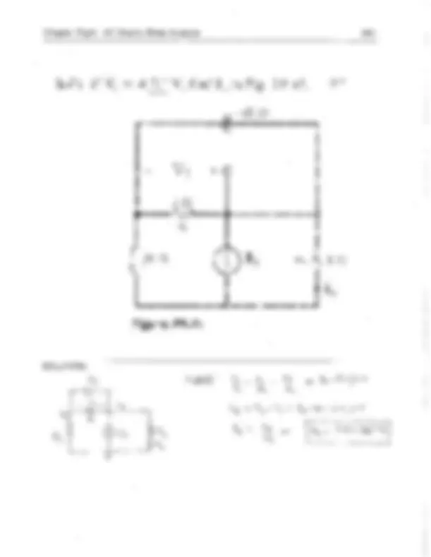 AC Steady State Analysis: Problems with Solution | Exercises Electronic Circuits Design | Docsity