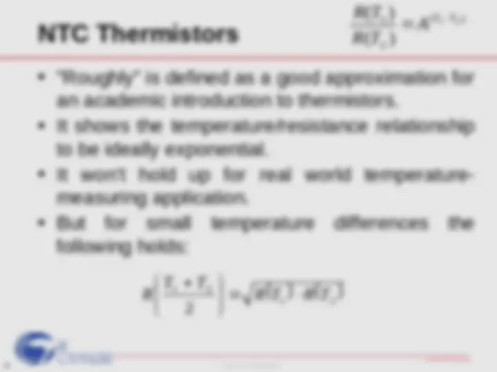 Measuring Temperature with Thermistors using PSoC: A Cypress ...