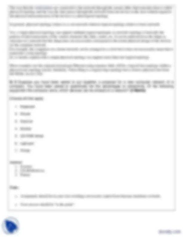 Physical Topology, Logical Topology-Data Communcation and Networks-Assignment Solution ...