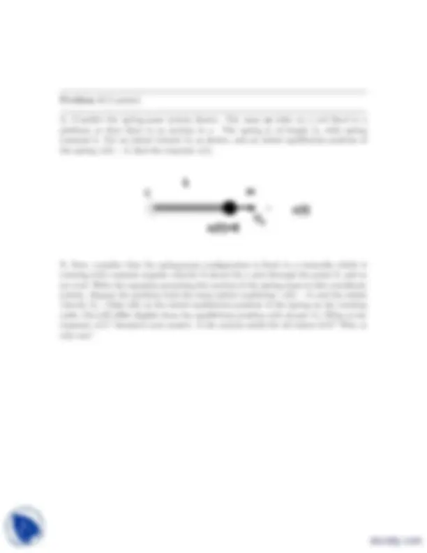 Helical Trajectory Problem-Classical Mechanics-Assignment | Exercises Classical Mechanics | Docsity