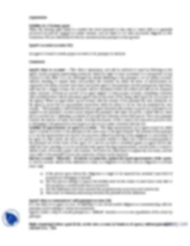 Contract of Agency Part 2-Business and Labour Law-Lecture Handout | Exercises Business and ...