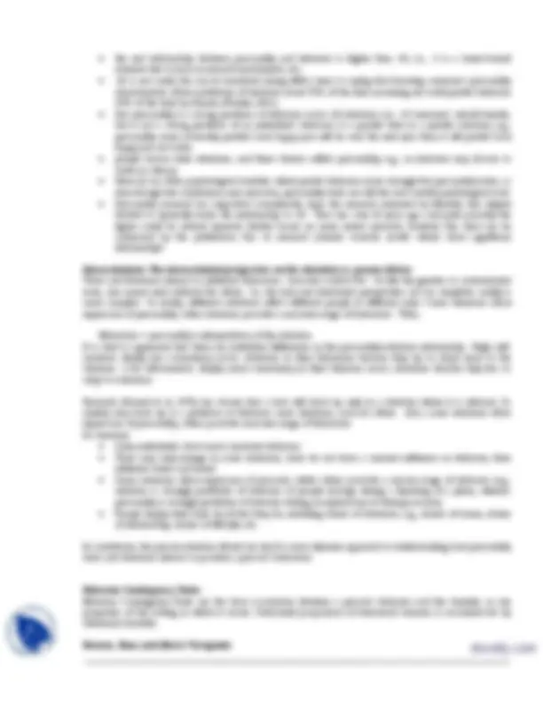 Murray’s Theory Of Personality Development And Interactionist ...